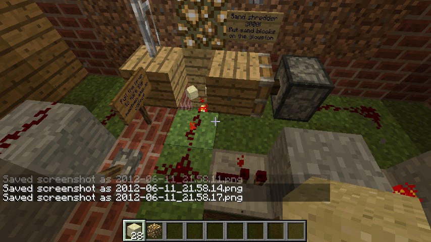 Sand Shredder 2000! Minecraft Map