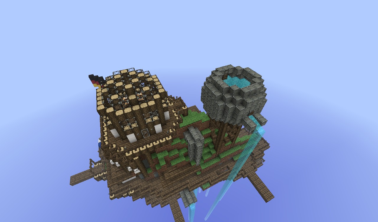 Spaug Outpost - A Steampunk Trading Post Minecraft Map