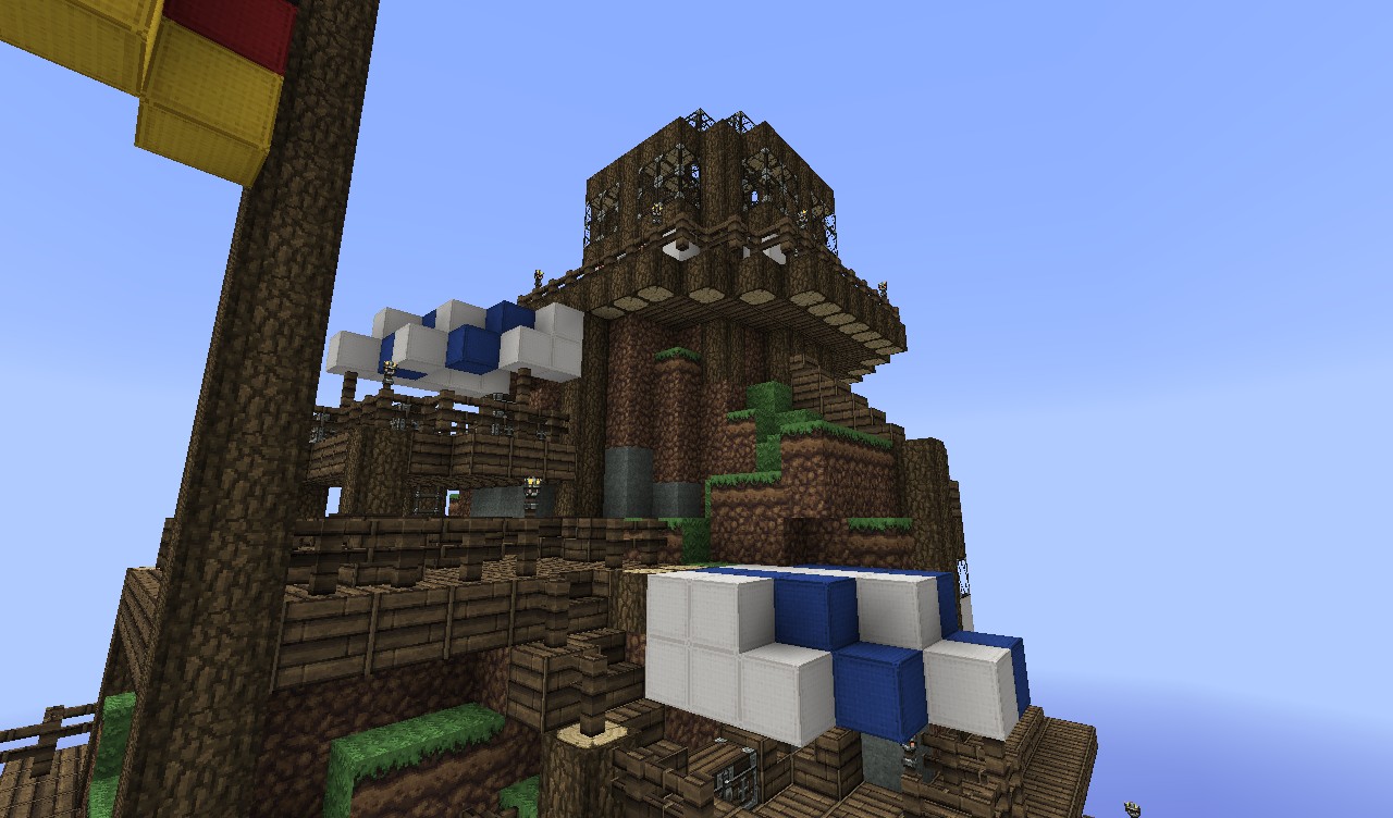 Spaug Outpost - A Steampunk Trading Post Minecraft Map