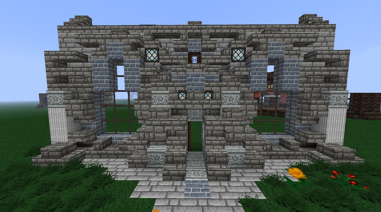 Cool Exteriors made with new Mithrintia texture pack Minecraft Map