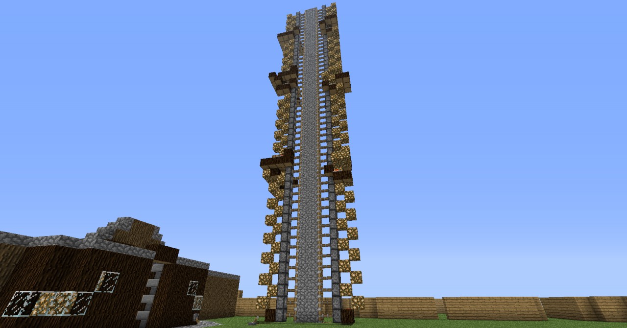 Giant LIMITLESS Stack able 2x2 Piston Door Minecraft Map