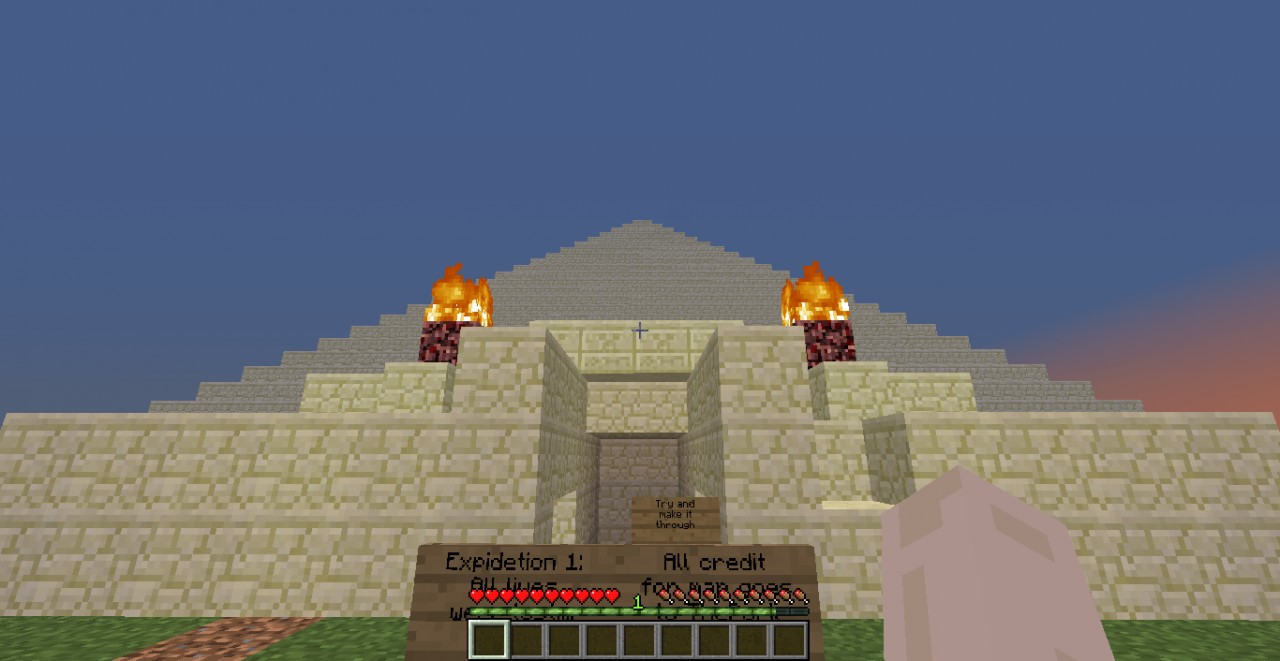 Pyramid Survival Minecraft Map