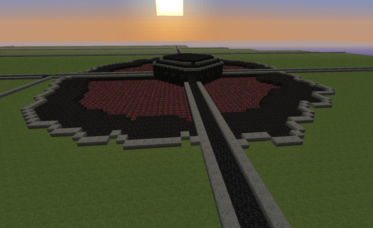 Hellish Server Spawn Minecraft Map