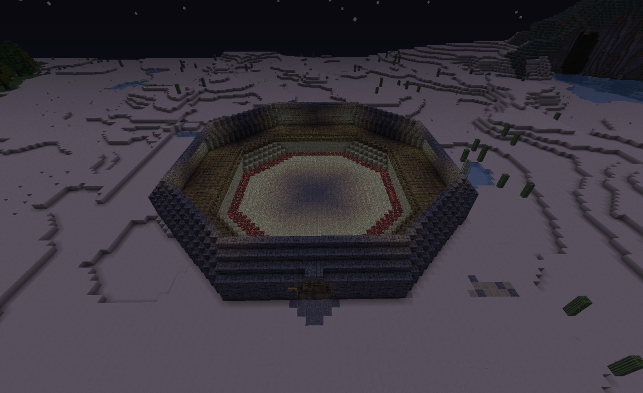 Medieval Style Arena Minecraft Map