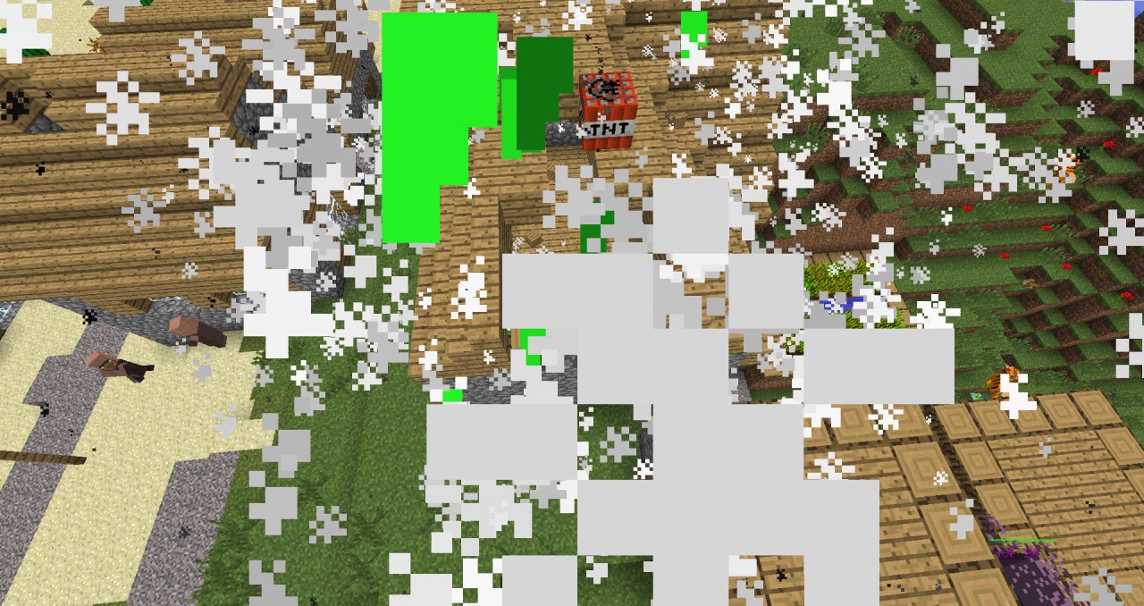 Green Explosions Minecraft Texture Pack