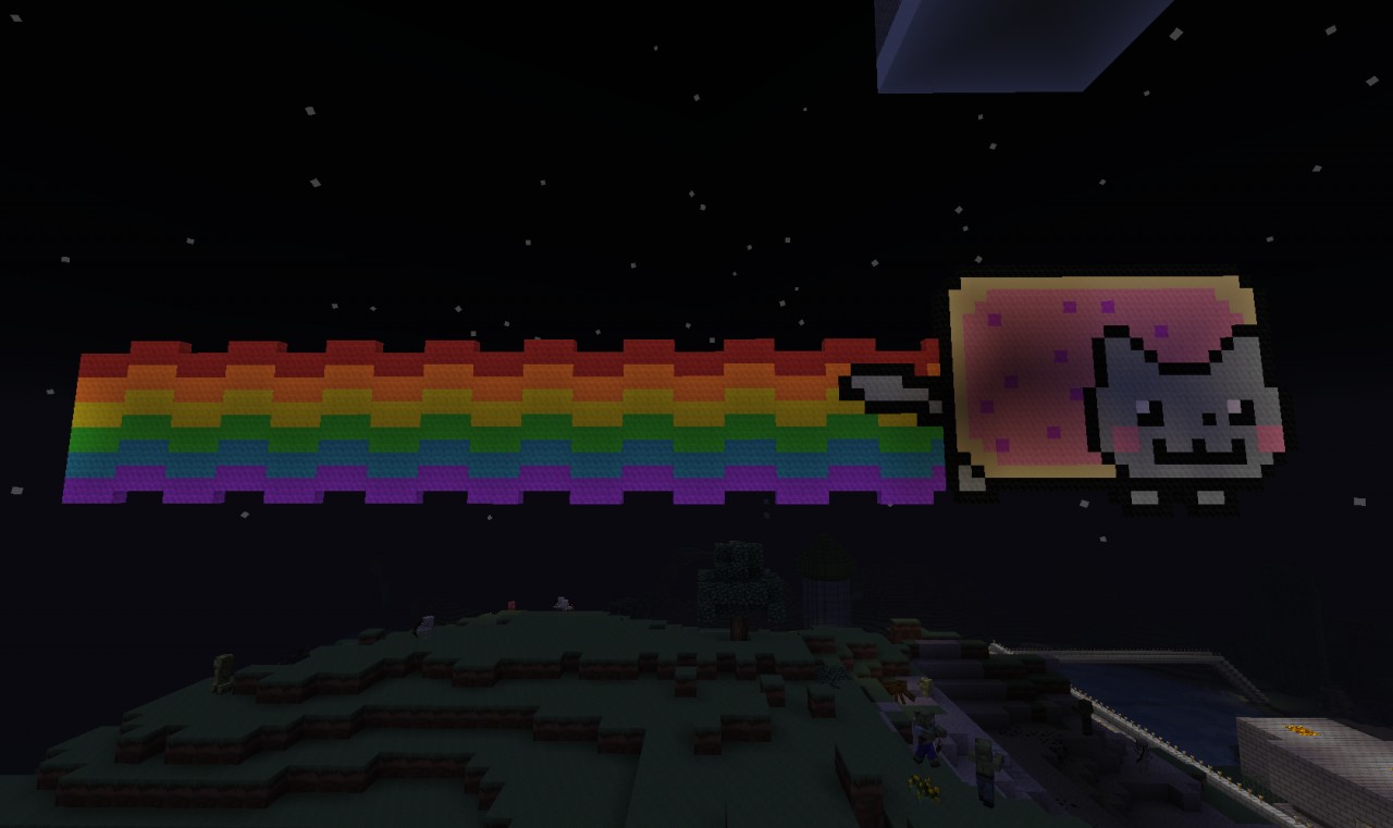 Nyan Cat Minecraft Map