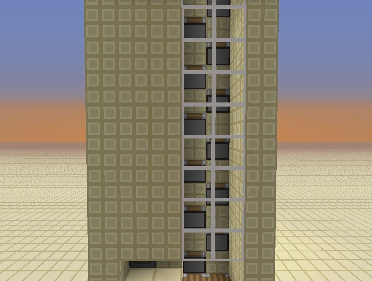 Minecraft Fast Up And Down Piston Elevator (Redstone Showcase) Minecraft Map