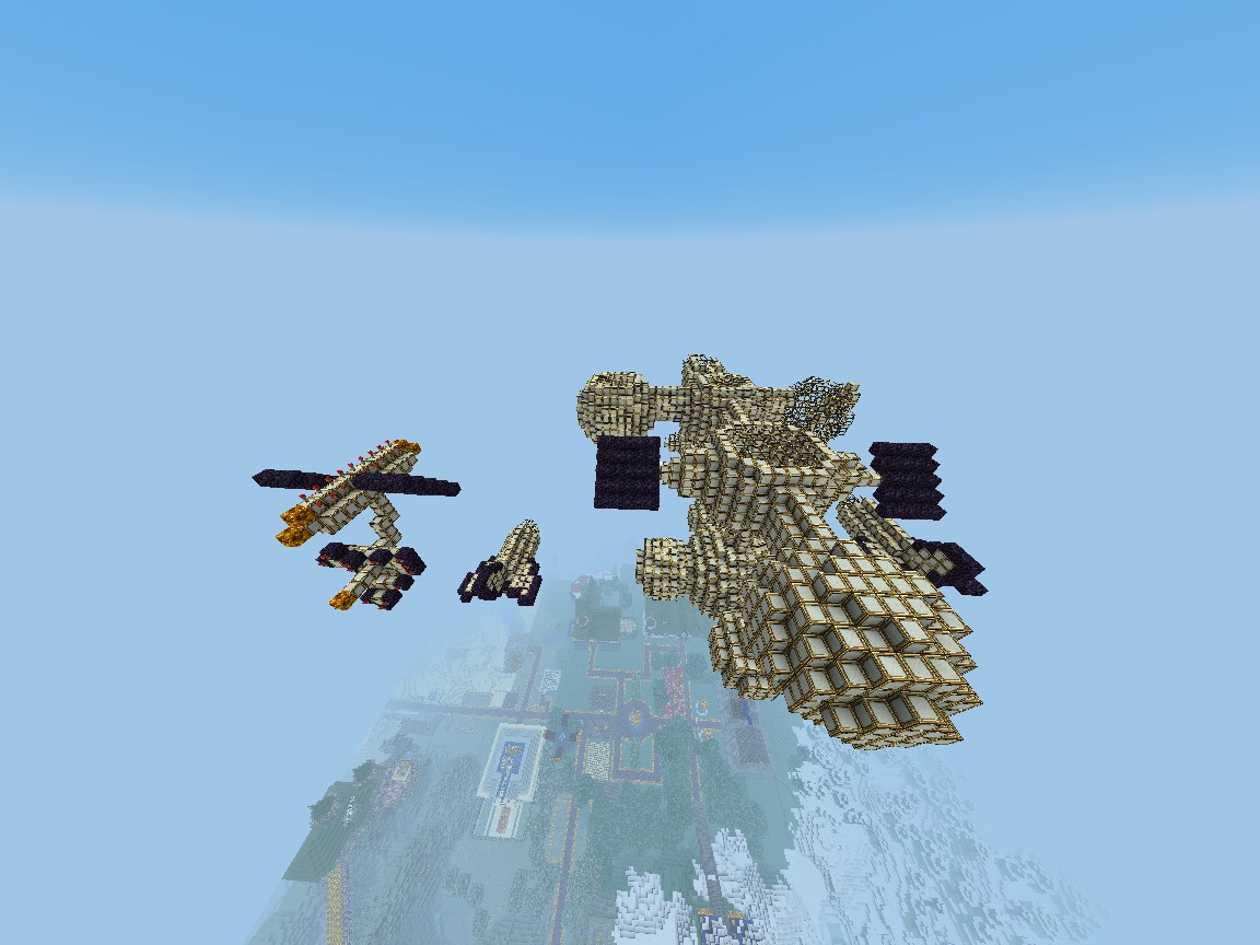 Orbital Space craft Minecraft Map