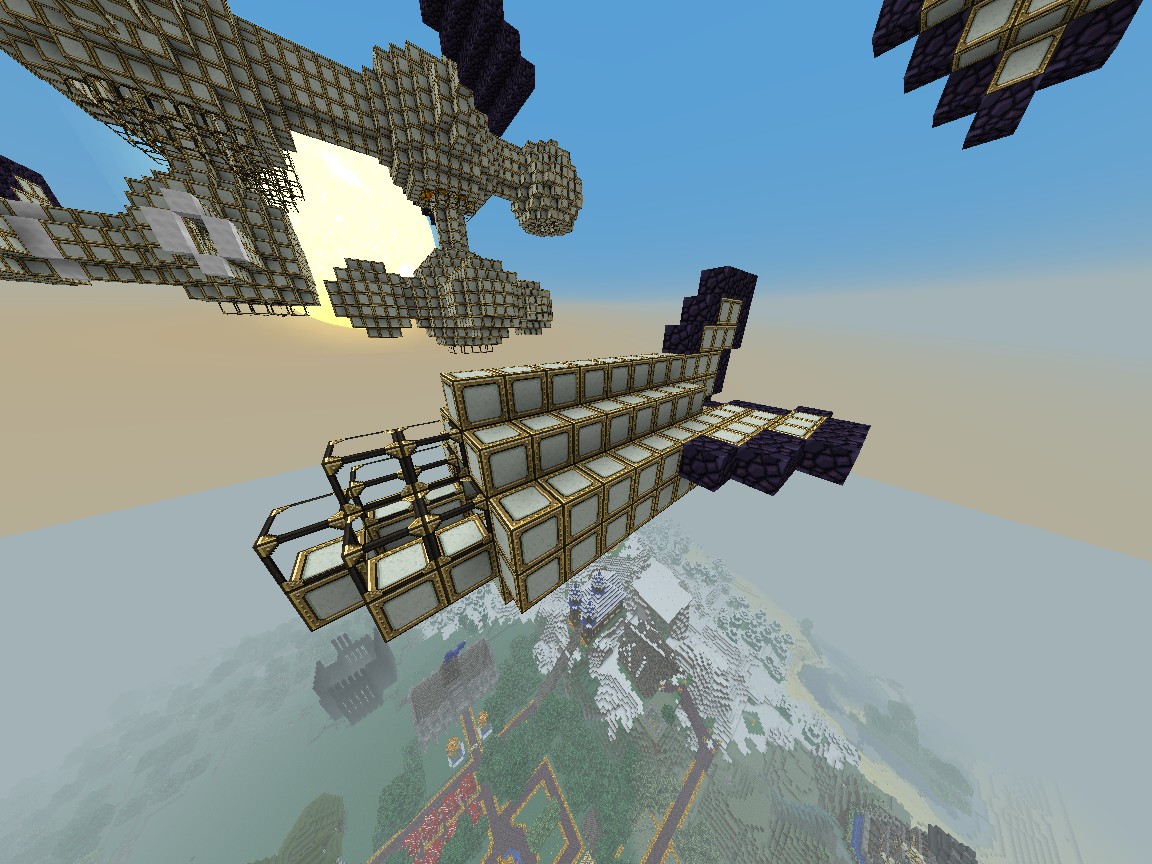 Orbital Space craft Minecraft Map