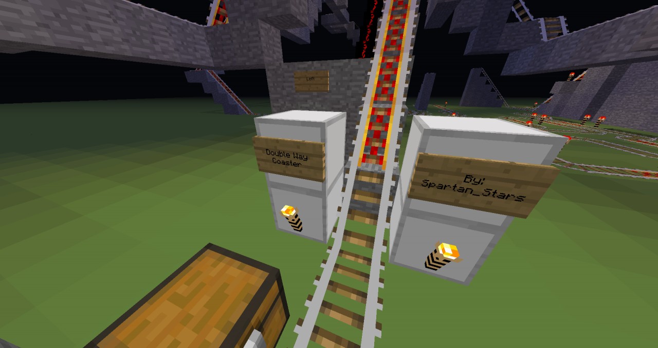 Double Way Coaster Minecraft Map