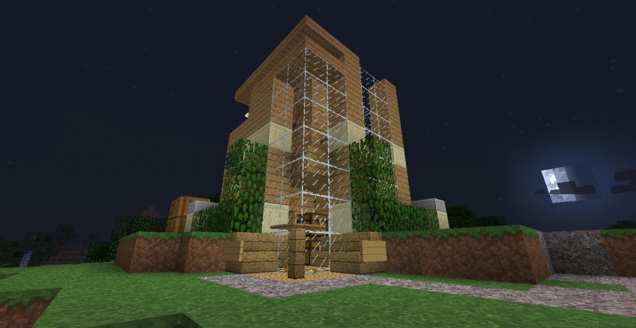 Small modern house 6x6 Minecraft Map