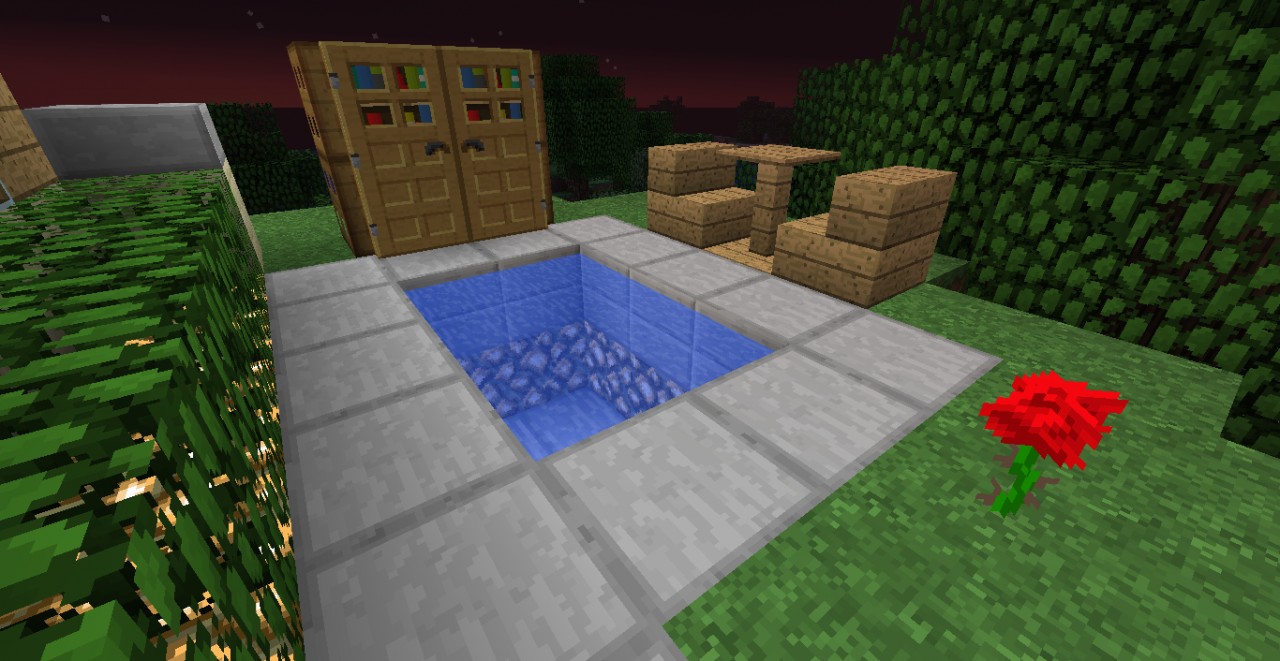 Small modern house 6x6 Minecraft Map