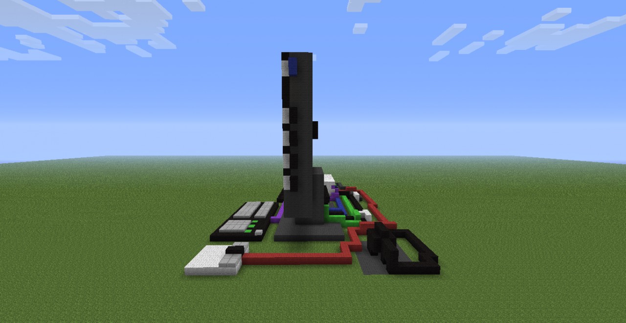 Giant Computer set Minecraft Map