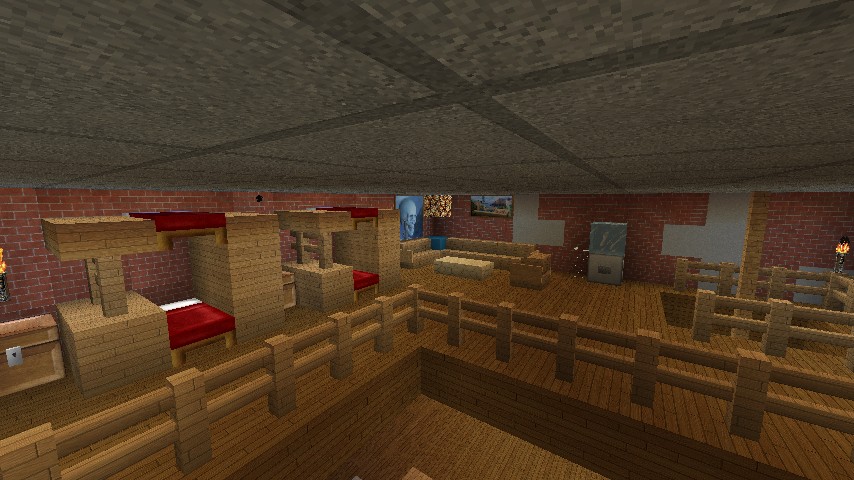 Fire House w/ World Save Minecraft Map