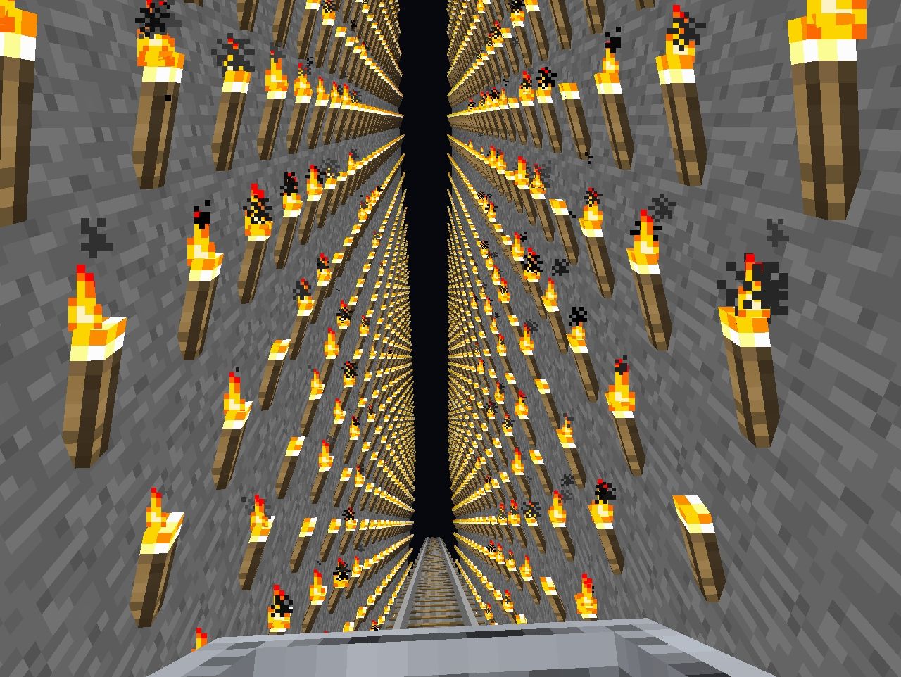 Roller Coaster To Hell v2 (Cheat in A Minecart) Minecraft Map