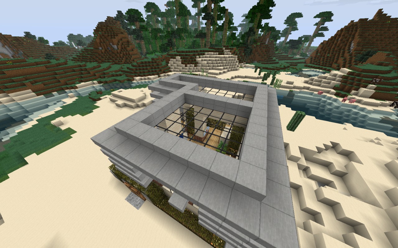 Modern House 14x14 Minecraft Map