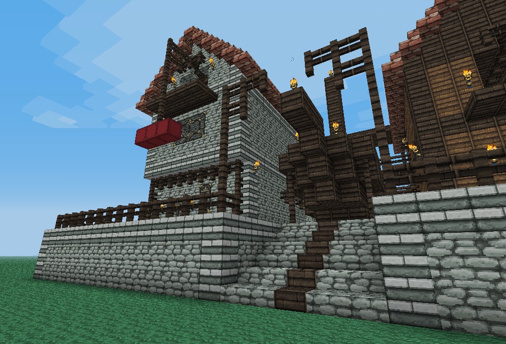Medieval Shipyard Minecraft Map