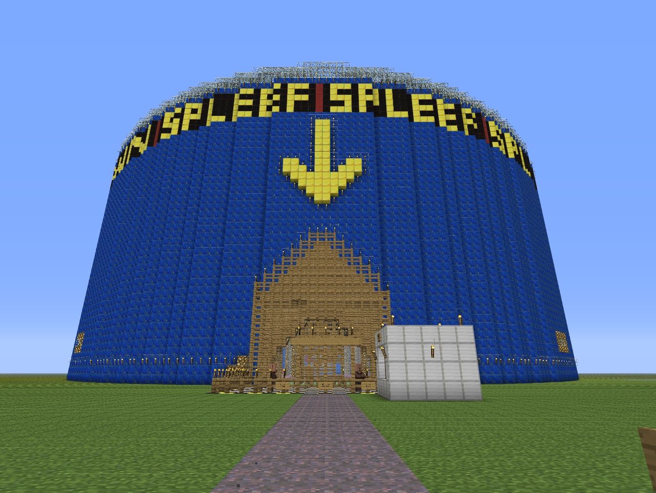 Improvised Spleef Arena Minecraft Map