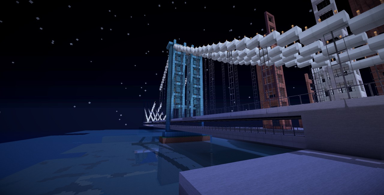 Manhattan Bridge-Aria City Minecraft Map