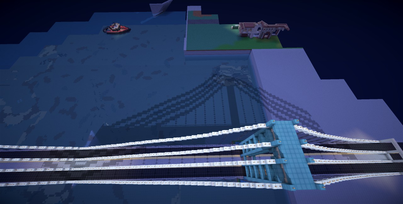 Manhattan Bridge-Aria City Minecraft Map