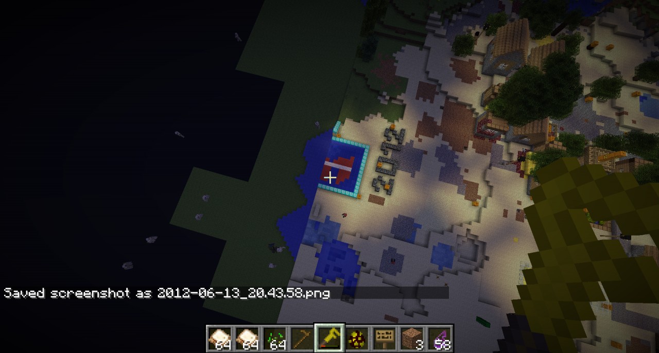 center of the woeld Minecraft Map