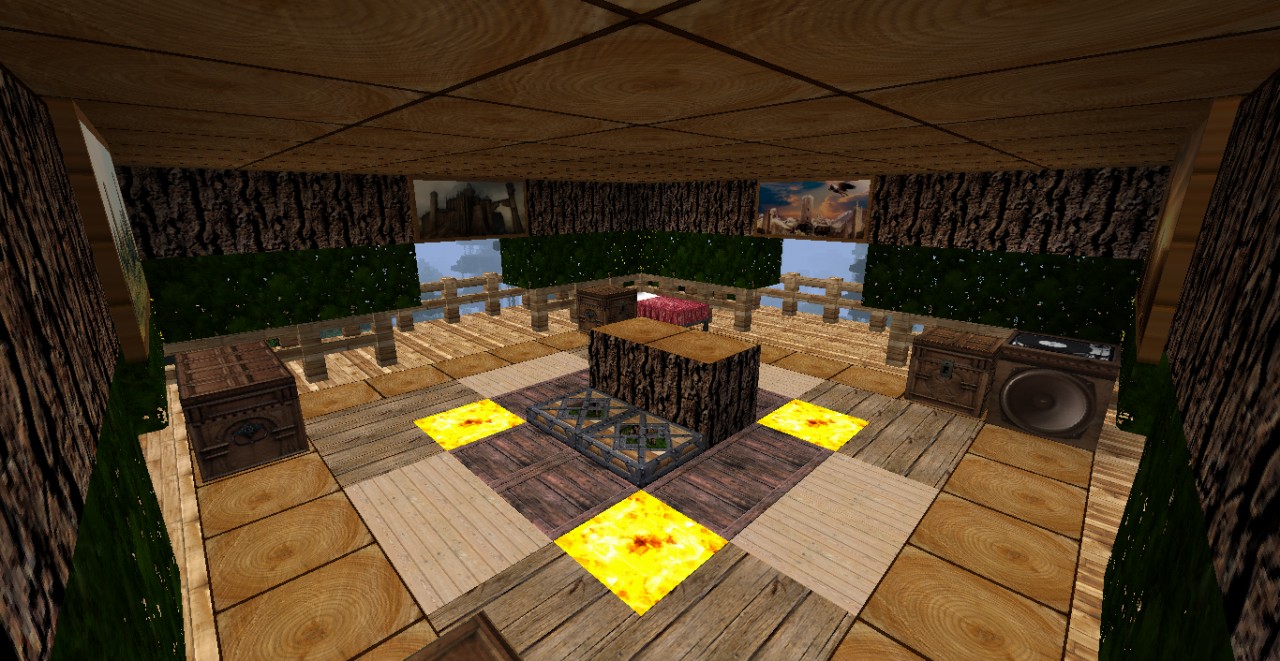 large jungle home Minecraft Map