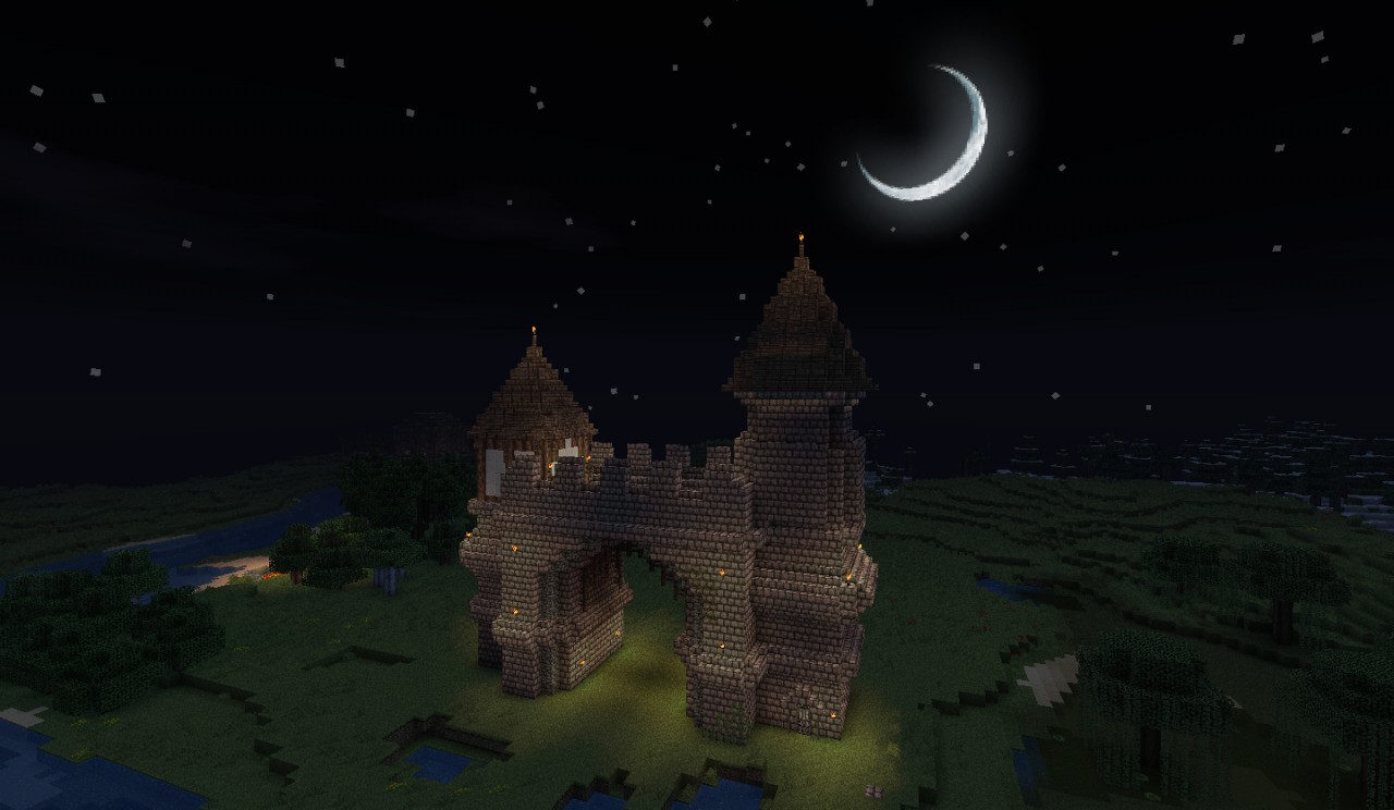 Medieval Town Entrance || by Heart-Craft Minecraft Map