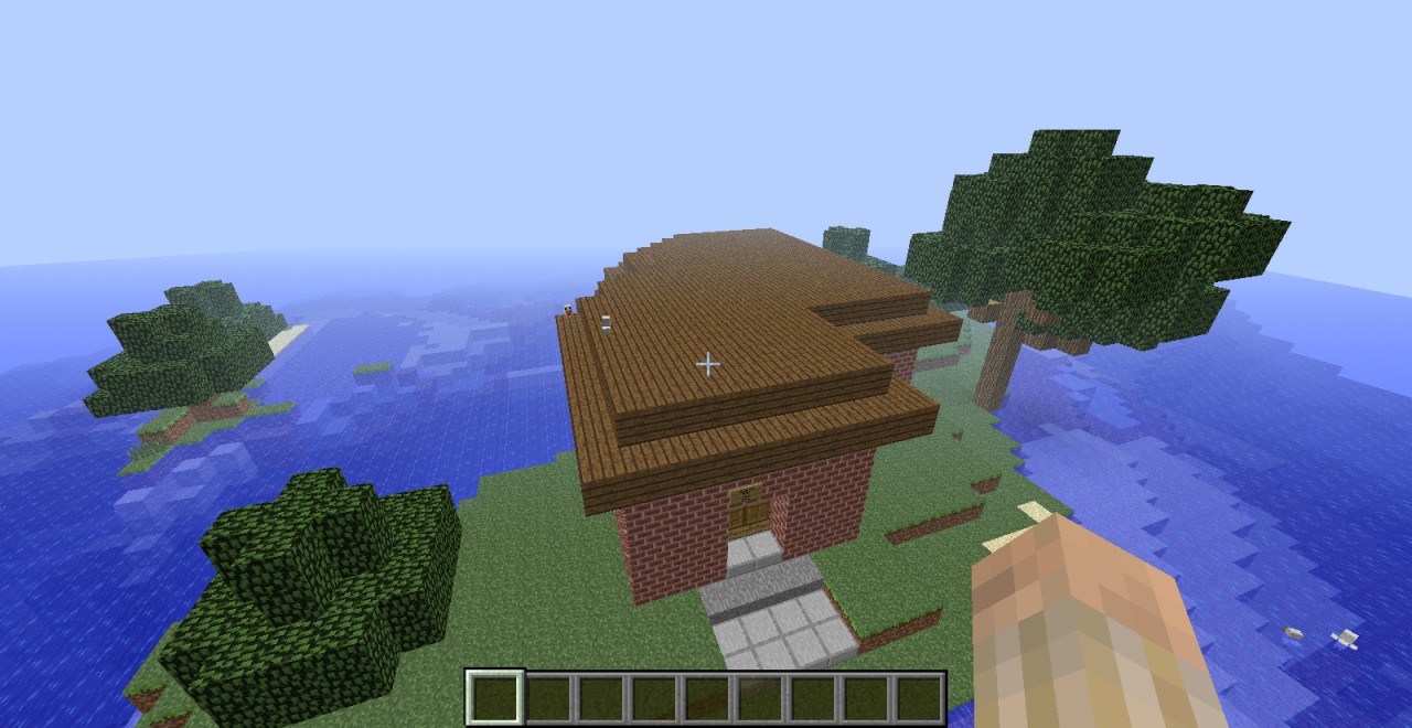 My First Project - Underground Weed Farm on an Island Minecraft Map