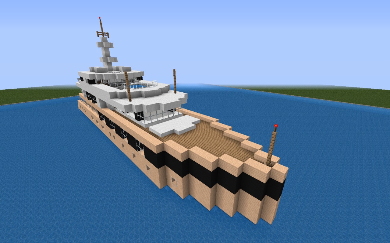 Desert Pearl Yacht [Zeppelin supported] Minecraft Map