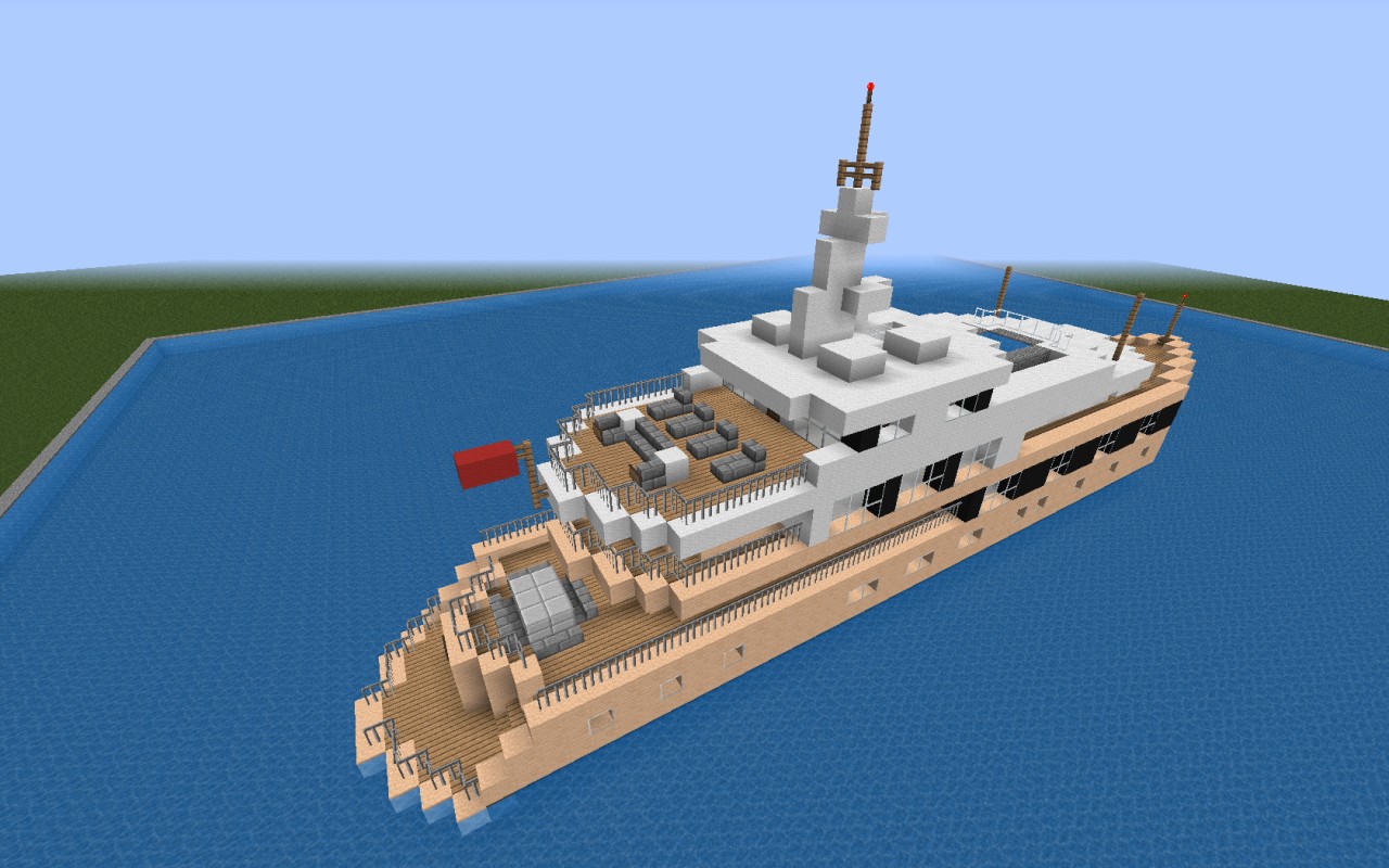 Desert Pearl Yacht [Zeppelin supported] Minecraft Map