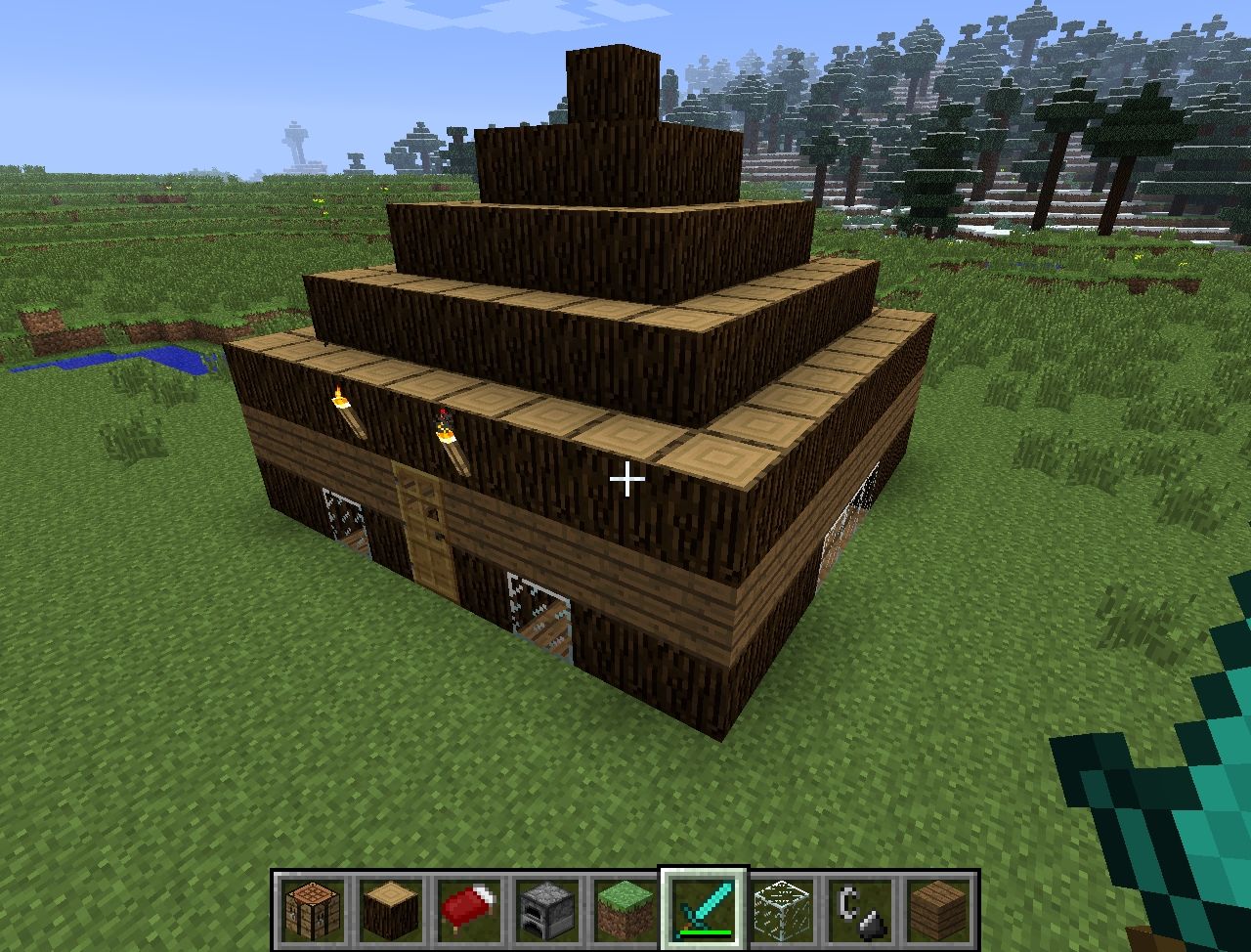 Wooden House/Bunker Minecraft Map