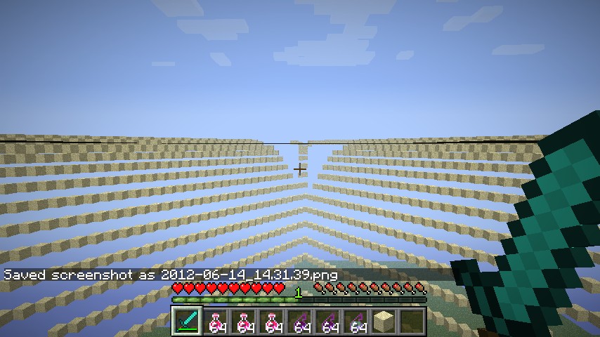 Falling sand Minecraft Map