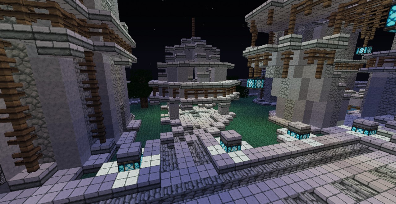 Castle *White* redecorated Minecraft Map