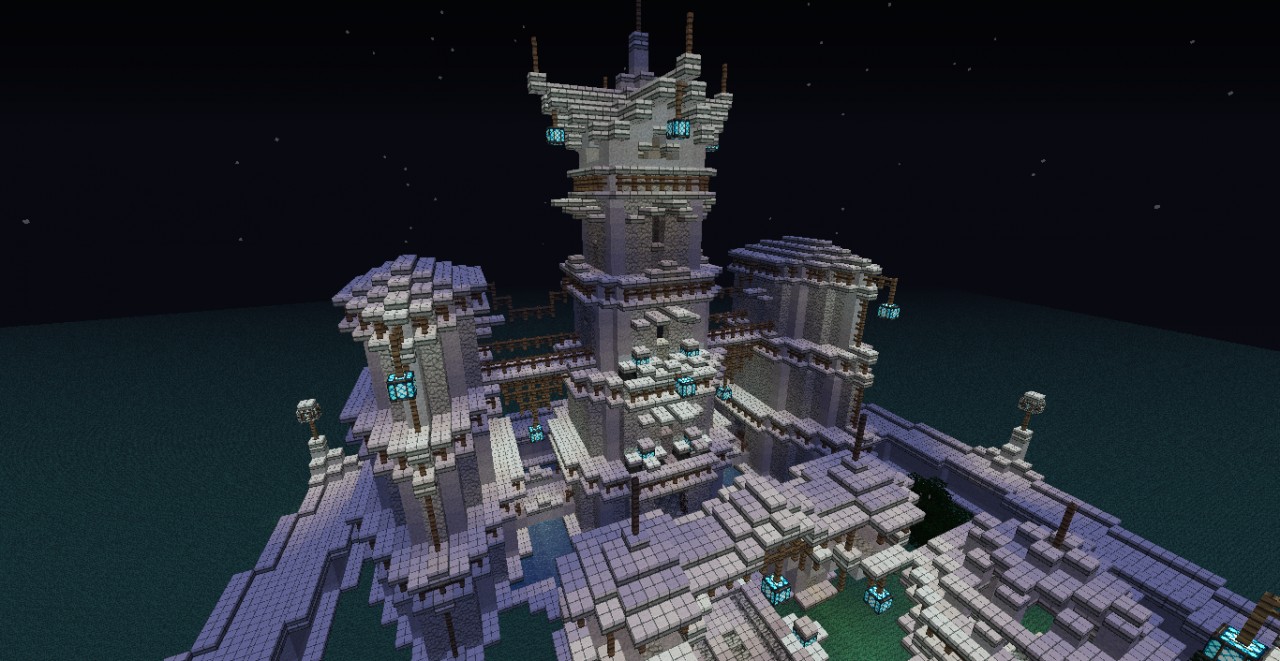Castle *White* redecorated Minecraft Map