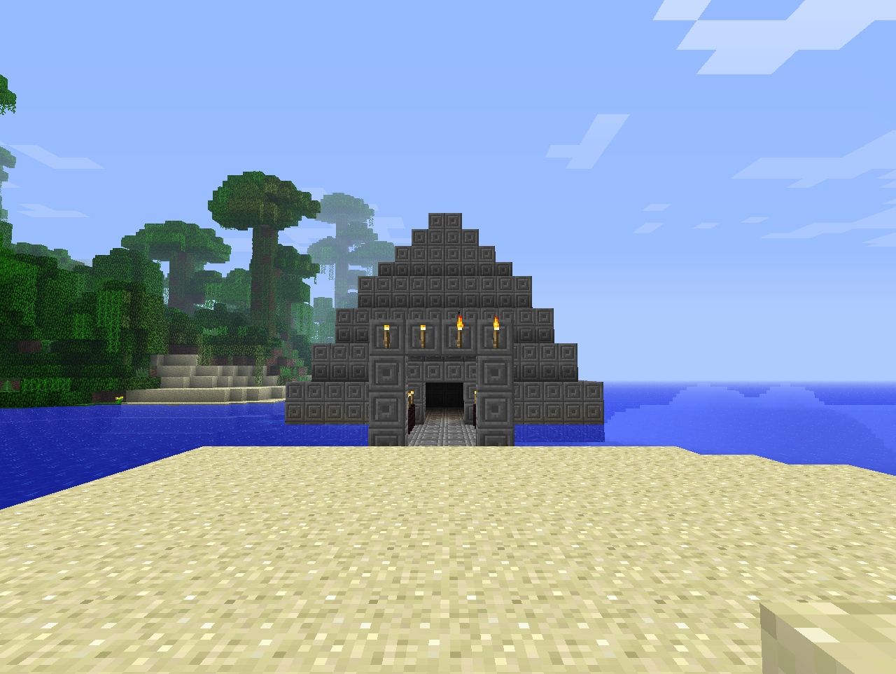 the house temple Minecraft Map
