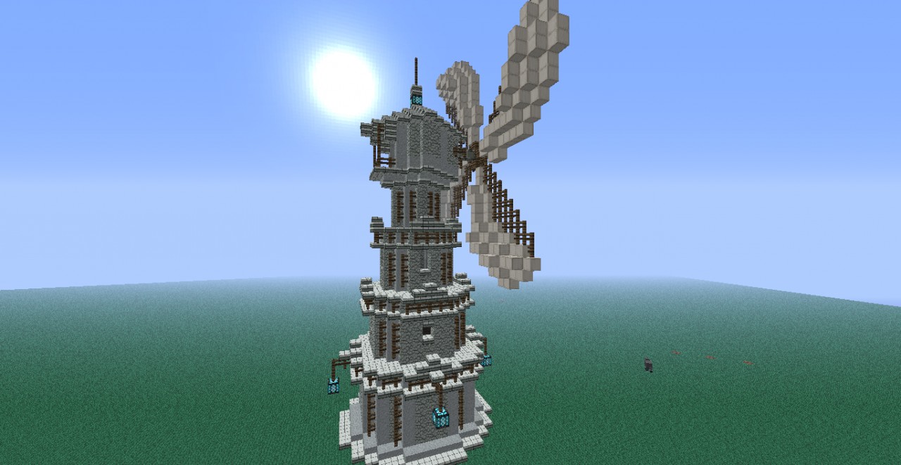 Windmill *White* Minecraft Map