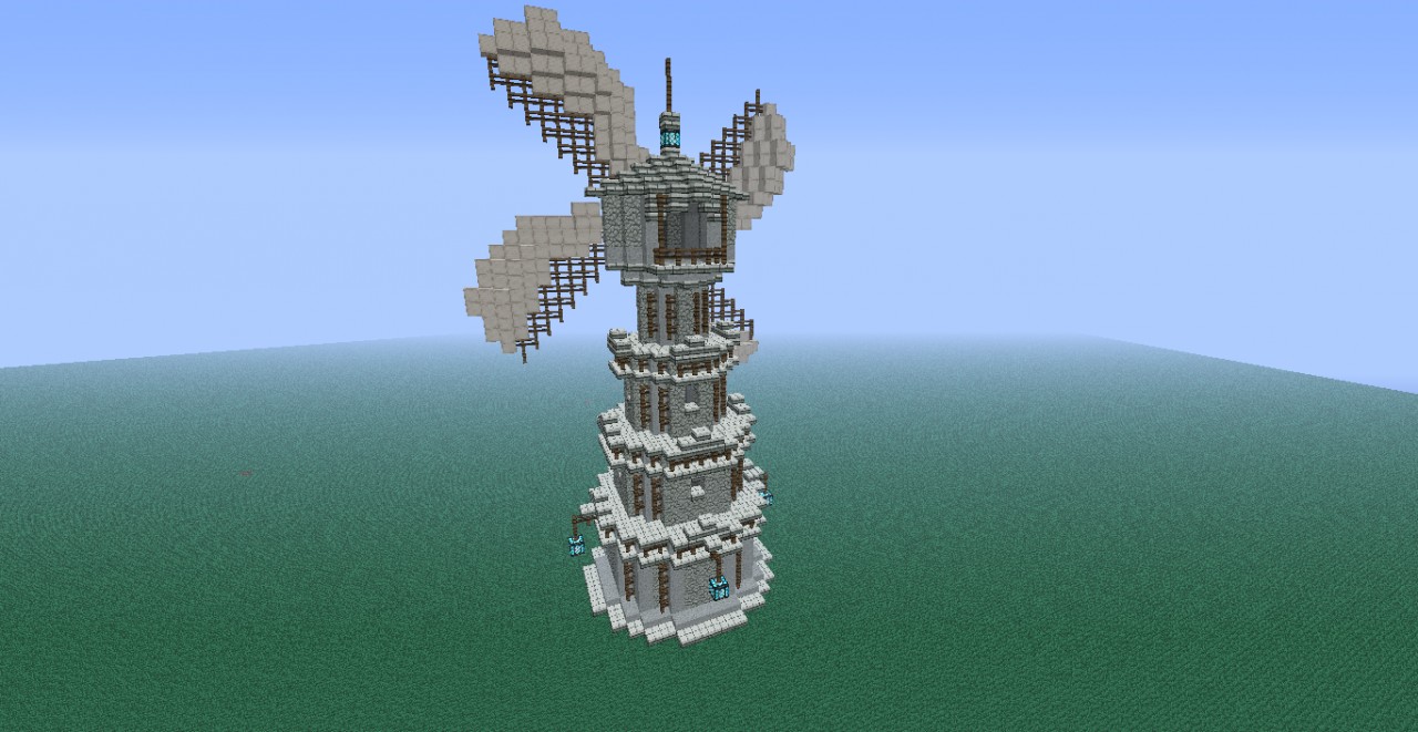 Windmill *White* Minecraft Map