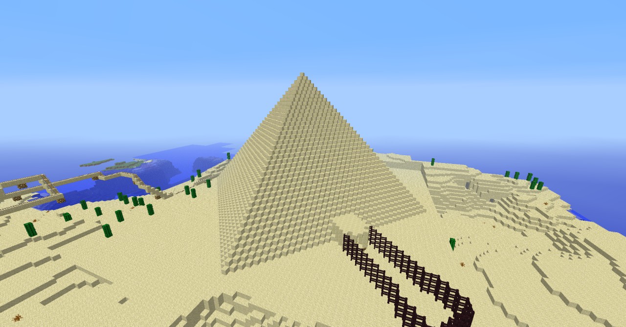 LeafCREEPER Pyramid Challenge Minecraft Map