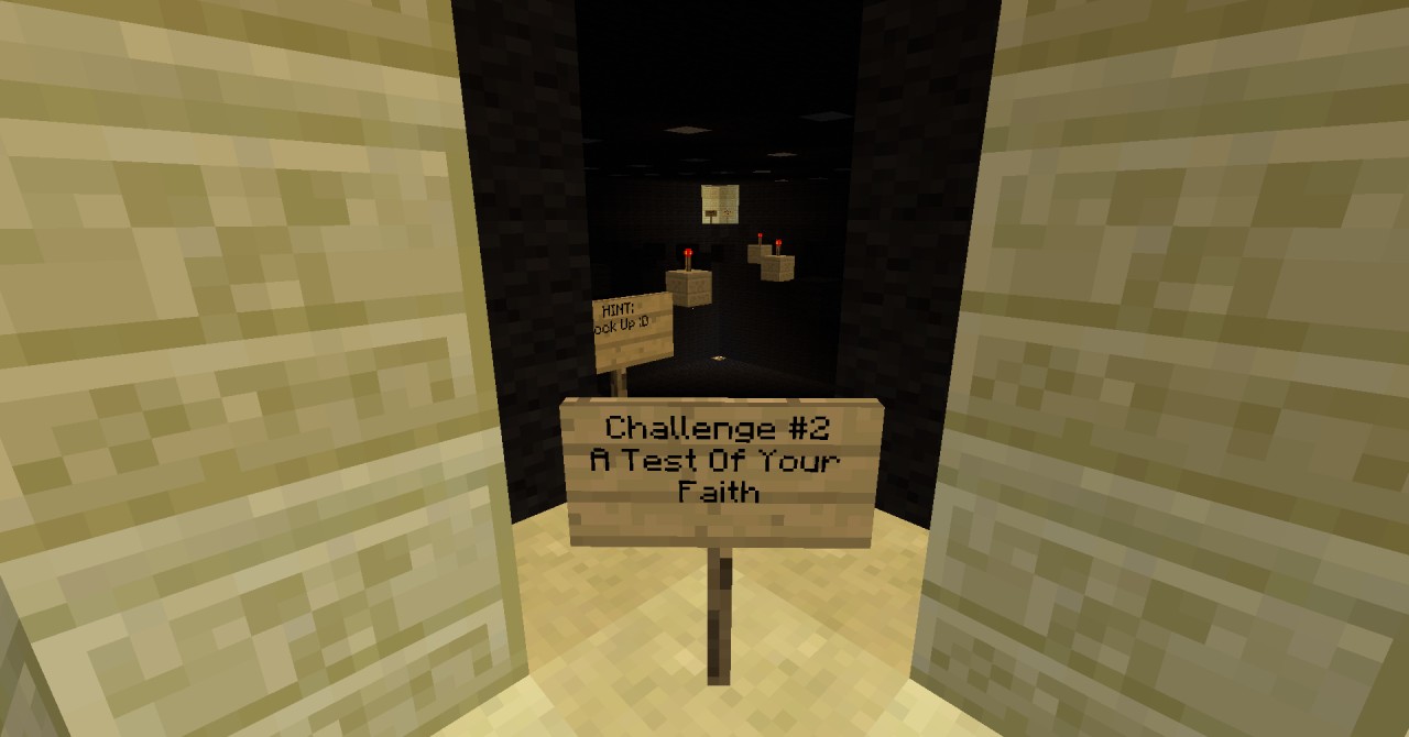 LeafCREEPER Pyramid Challenge Minecraft Map