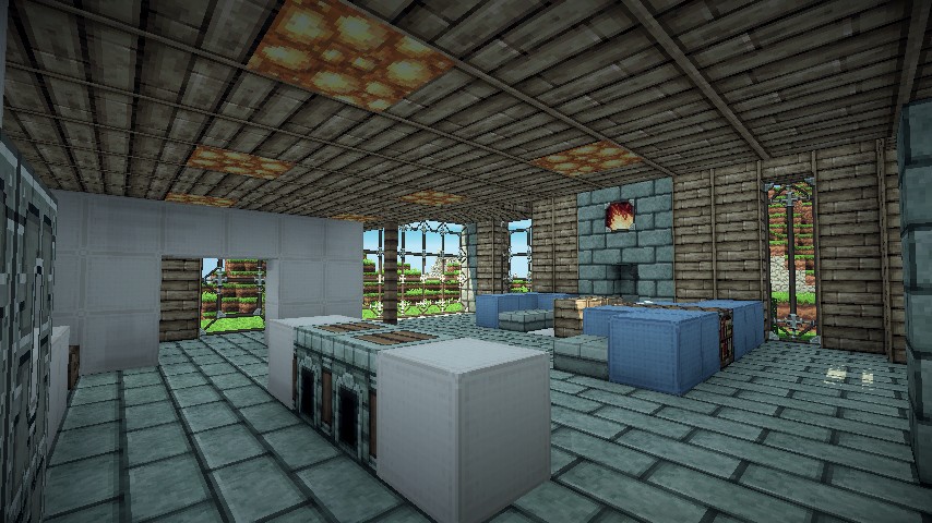 Modern Oceanside House Minecraft Map