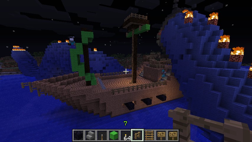 Ship Attack Minecraft Map