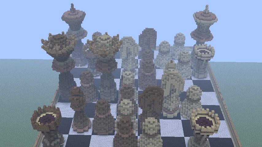 Chess battlefield. Minecraft Map