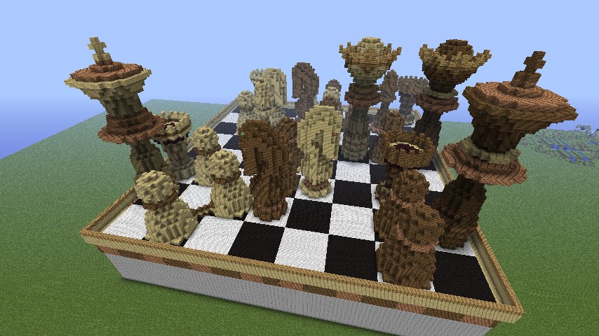 Chess battlefield. Minecraft Map
