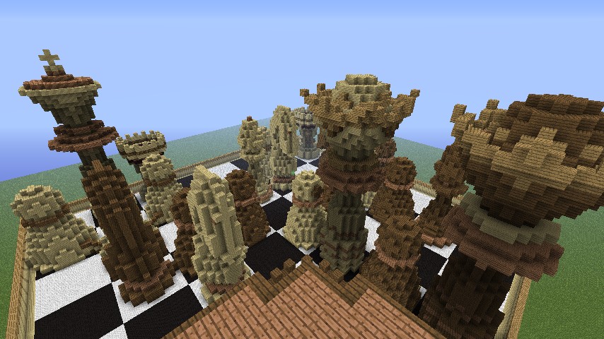 Chess battlefield. Minecraft Map