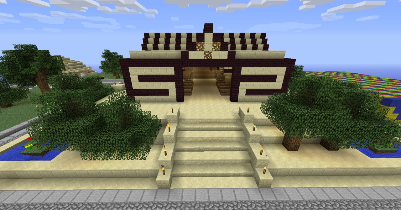 A temple ? A court ? other ? Minecraft Map