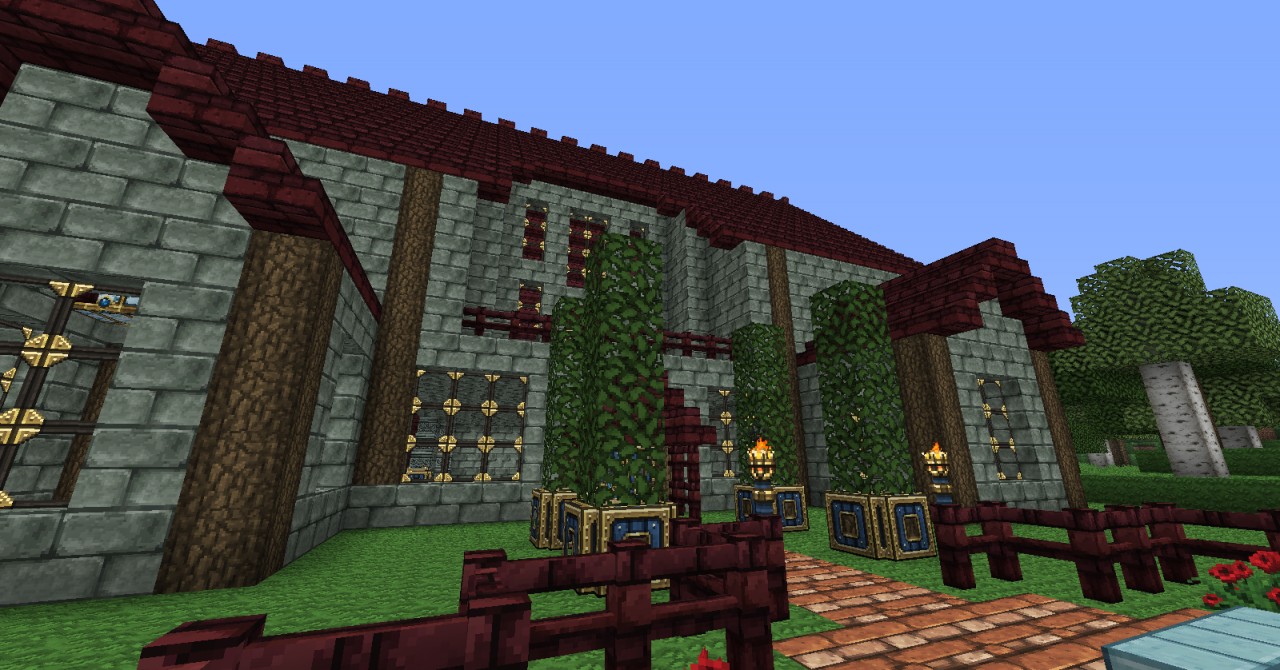 Red Brick hotel Minecraft Map