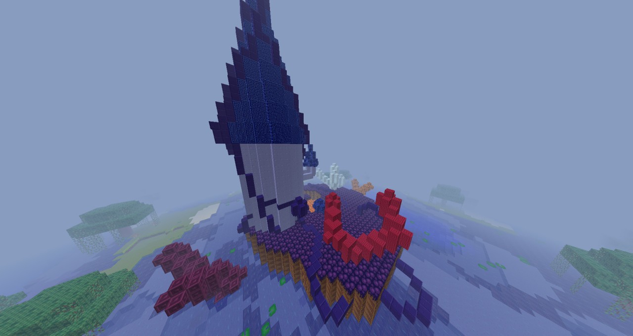 Corrupt Crystal Island. Minecraft Map