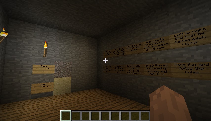 Guessing Game Minecraft Map