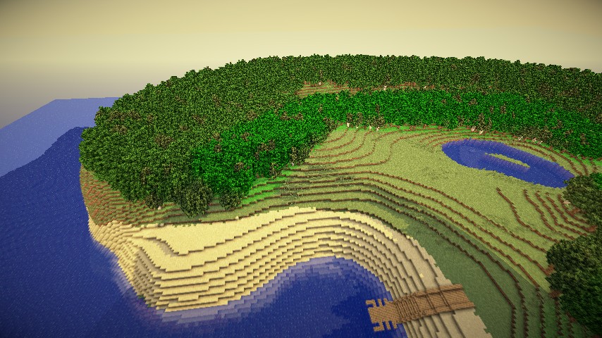 Beautiful island Minecraft Map