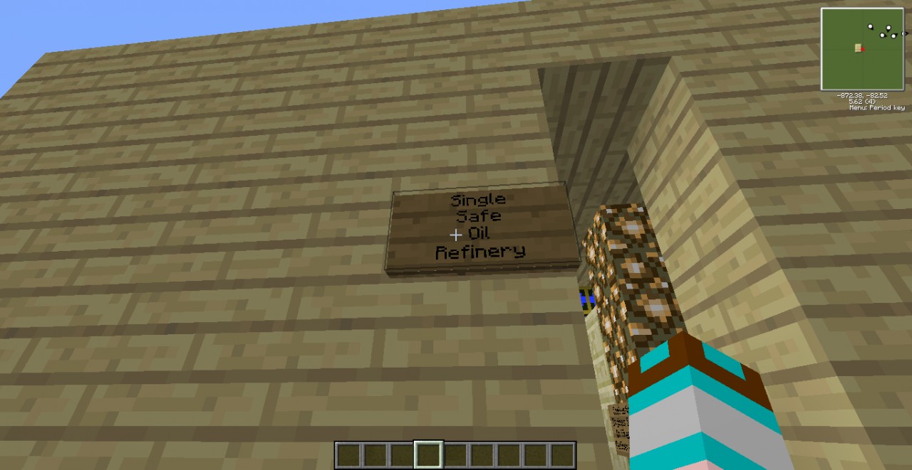 Technic Pack 7.0.1 - Single BuildCraft Safe Oil Refinery Minecraft Map